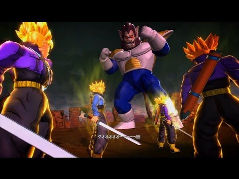 Dragonball Z Battle of Z Demo - Super Saiyan Trunks vs Great Ape Vegeta ...