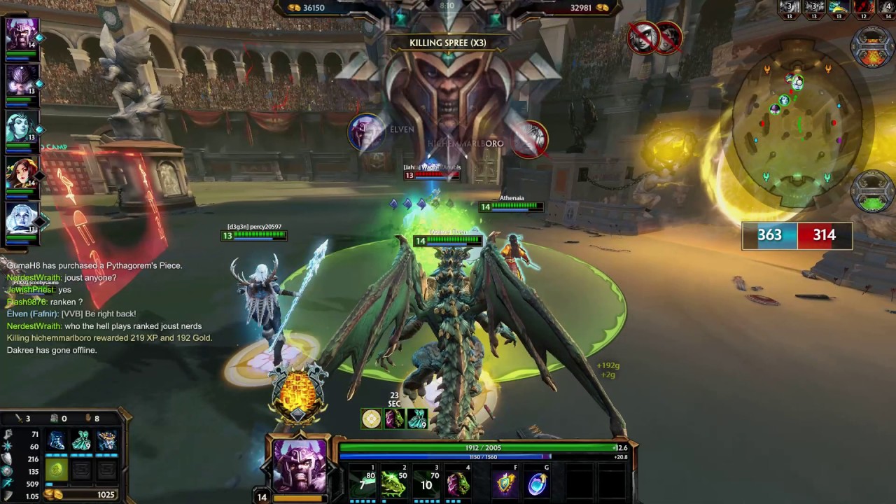 Smite: Fafnir Arena Gameplay - YouTube
