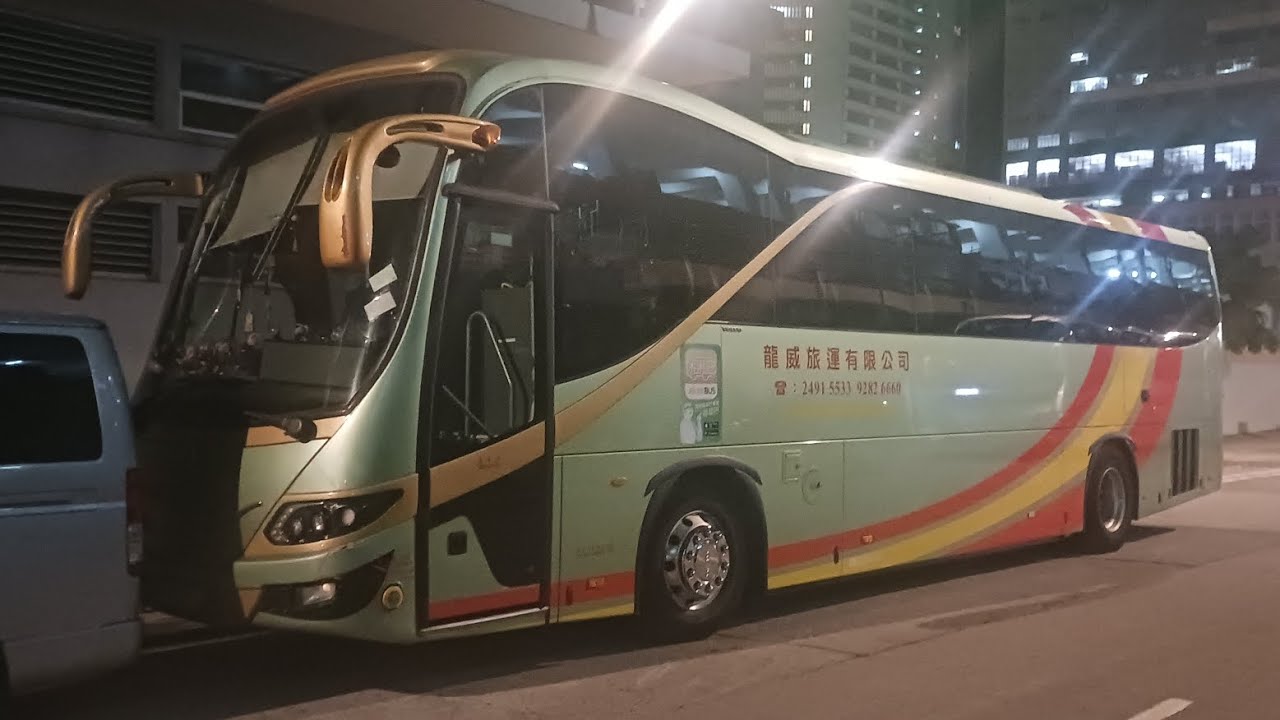 night time bus video episode 3: decorated volvo b7r eev jojobus/lung ...