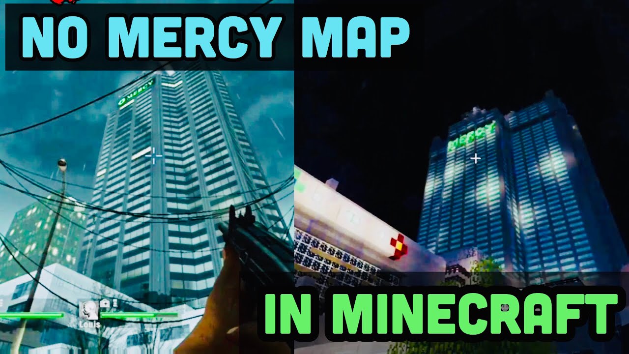 Minecraft LEFT 4 DEAD Map (NO MERCY) - YouTube