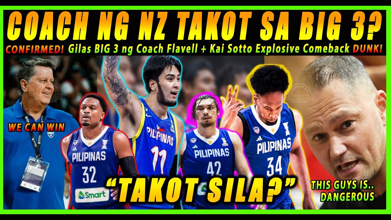 REAL DEAL!” Coach Judd Flavell Pinili ang Gilas BIG 3 | Kai Sotto ...
