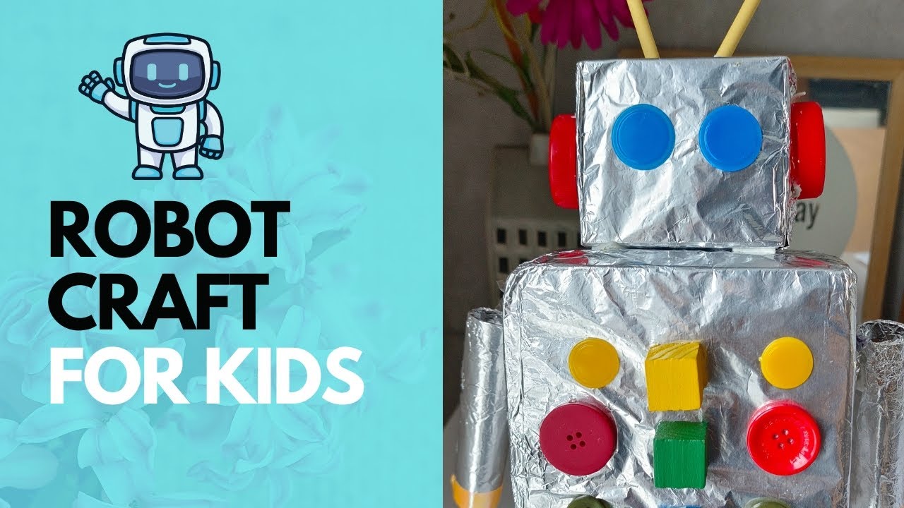 How to make a Robot| Robot DIY| Robot with unused materials| Kids craft ...
