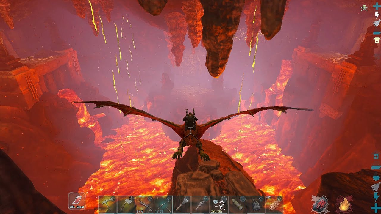 ARK: Survival Evolved Server with friend 😊 Some Cave with Rex and ...