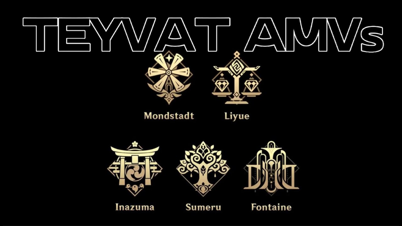 All Teyvat AMVs | Genshin Impact Region Edits - YouTube