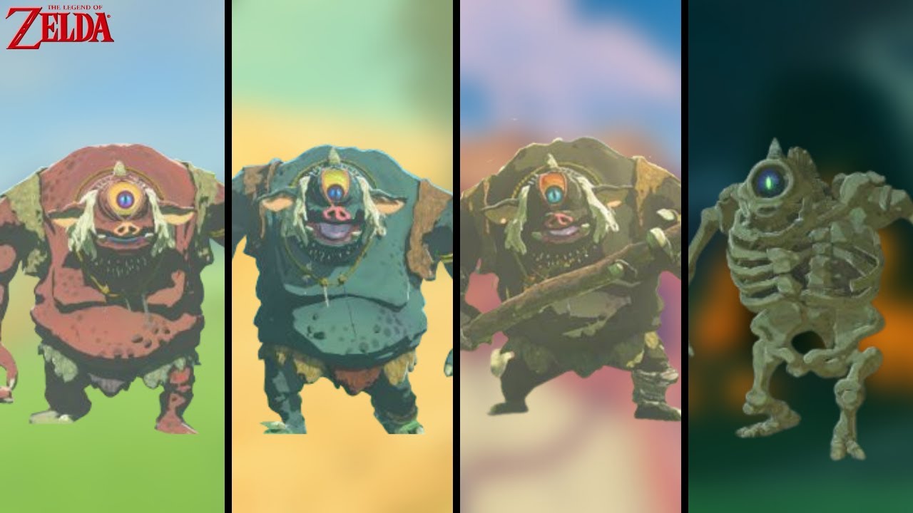 The Legend of Zelda: Breath of the Wild - All Hinox (Location) - YouTube