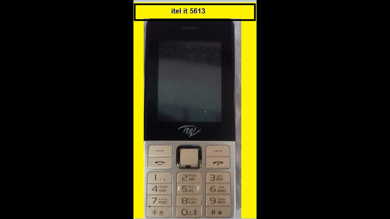itel it5613 spd 6531A 100% OK flash file - YouTube