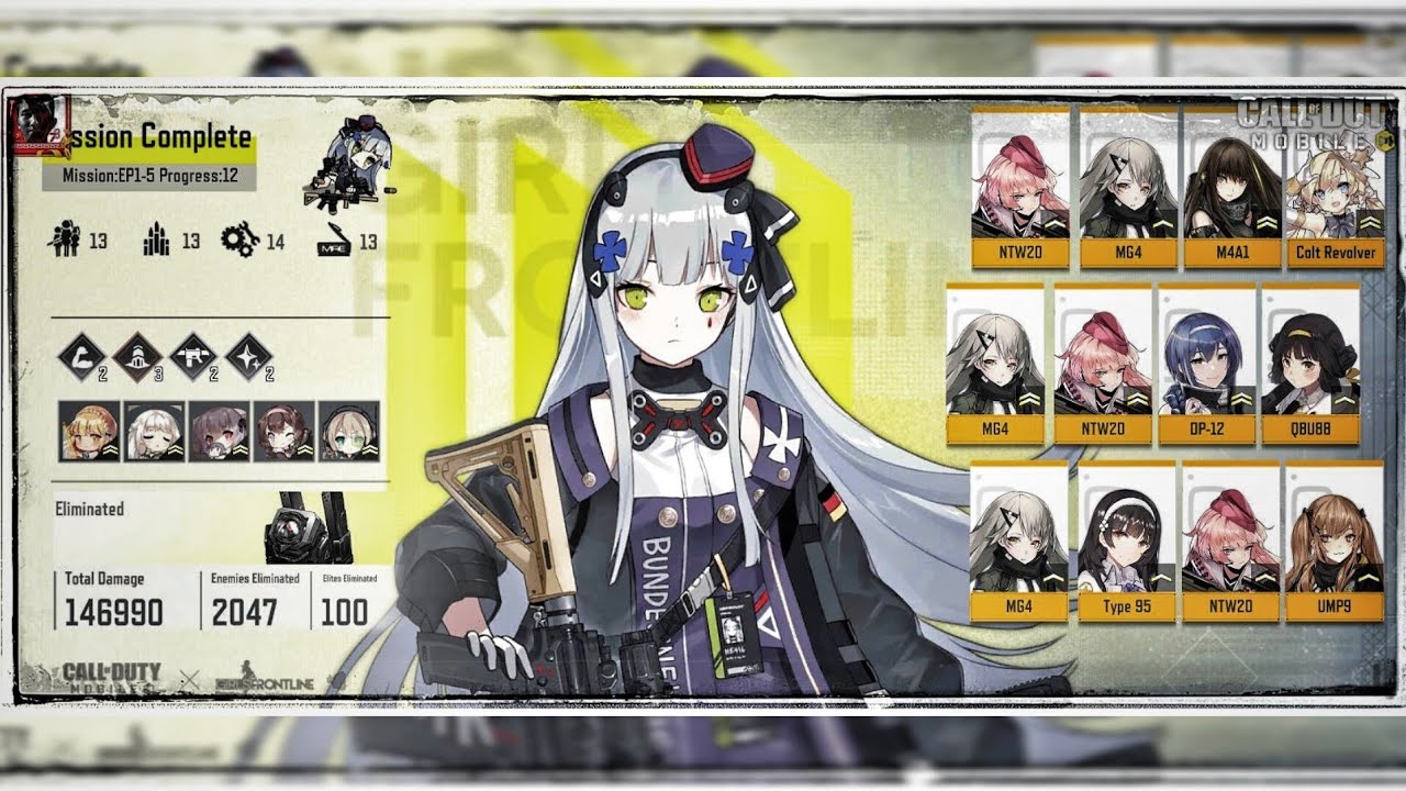 CODM x Girls Frontline | HK416 City Map 1-5 Stage 11 & 12 (Final Boss ...