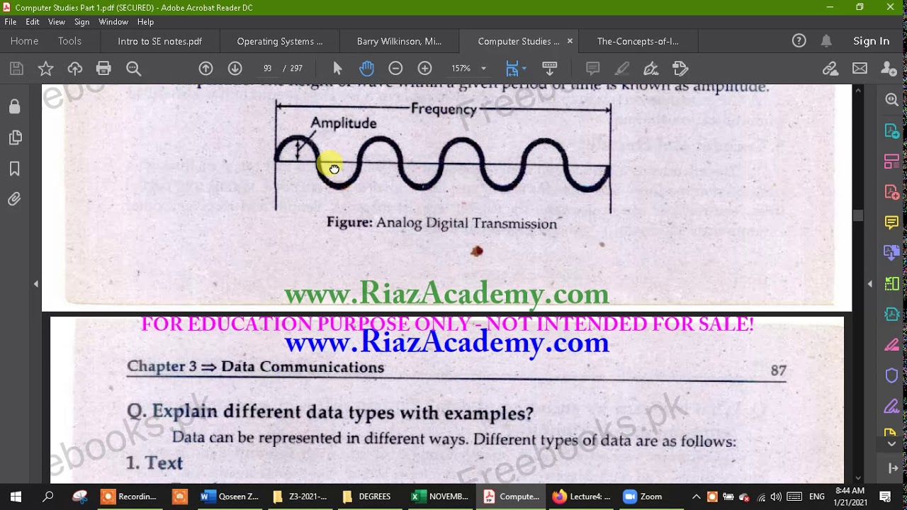Lecture 28: Signal types , Data types and Data representation Bit ...