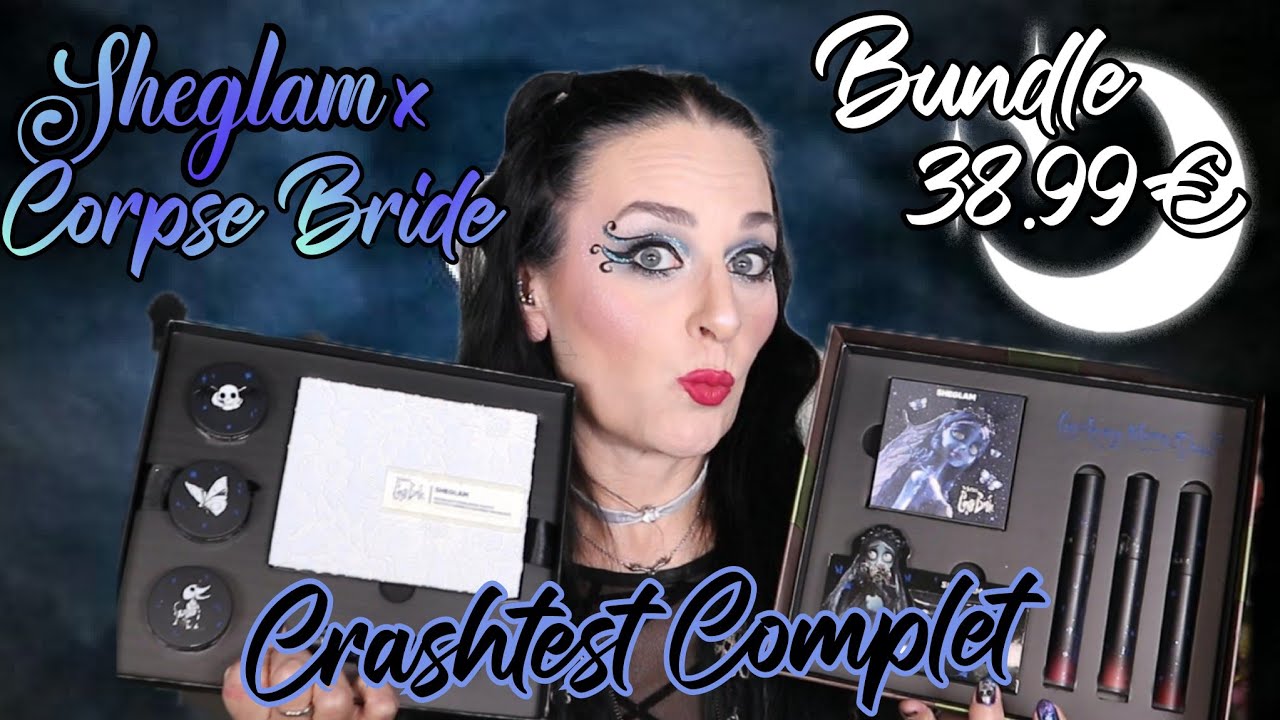 Sheglam x Corpse Bride 👰🏻 | Crashtest complet du bundle - YouTube