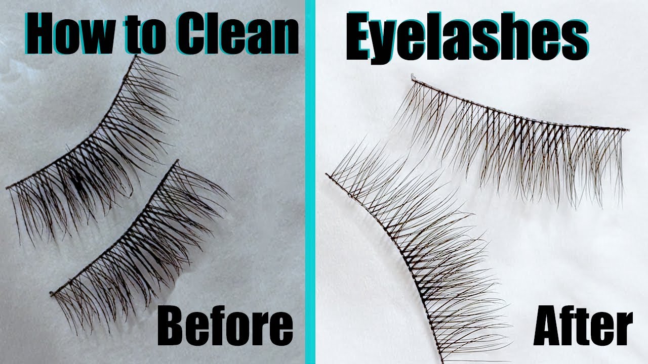 How to Clean Your Eyelashes! Menu Beauty tricks! - YouTube