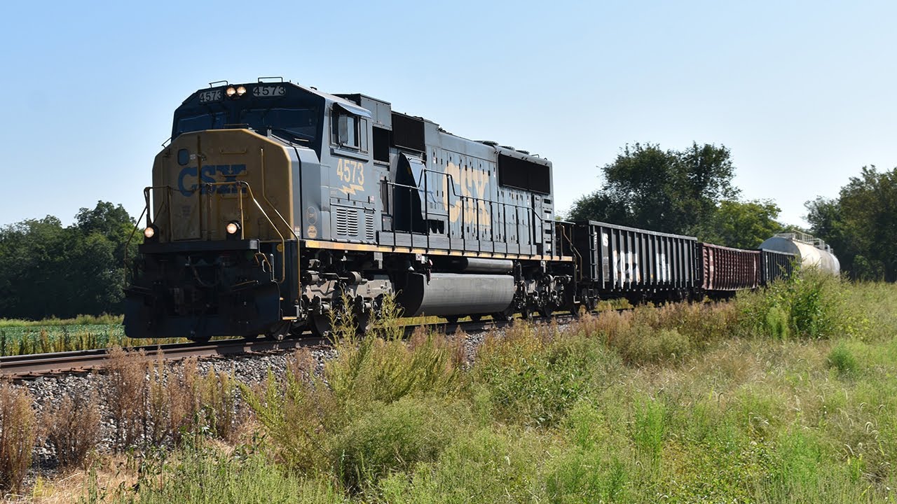 NS train 168 with a CSX SD70MACe leading - YouTube
