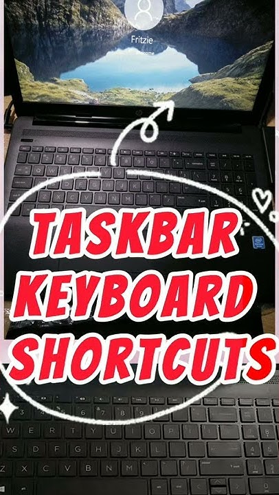 Taskbar keyboard shortcuts. - YouTube