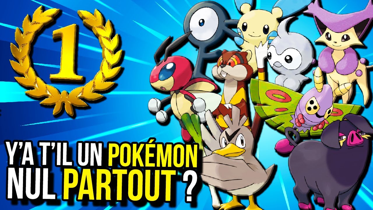 J'ai cherché (et trouvé) LE SEUL pokémon du jeu NUL PARTOUT (talent ...