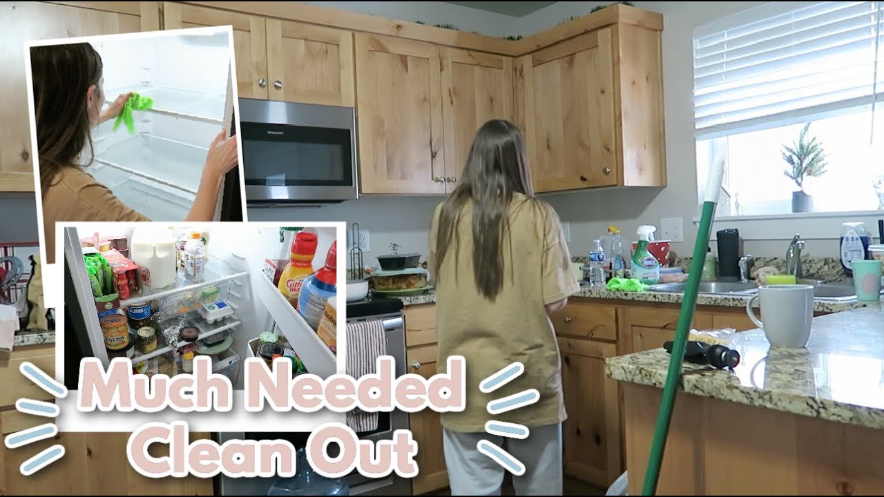 MUCH Needed Fridge, Freezer & Pantry Clean Out + Grocery Haul - YouTube