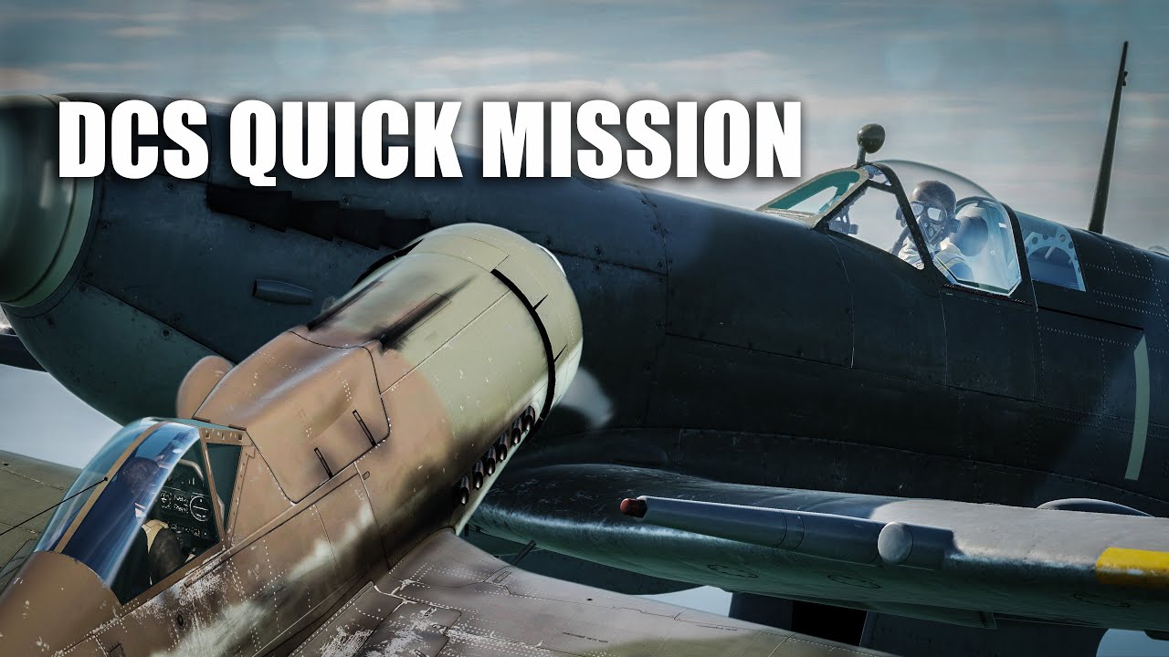 DCS World Quick mission 1: Spitfires vs FW - YouTube