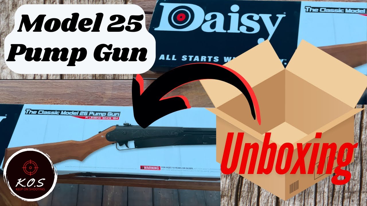 Daisy Model 25 BB rifle unboxing/first look - YouTube