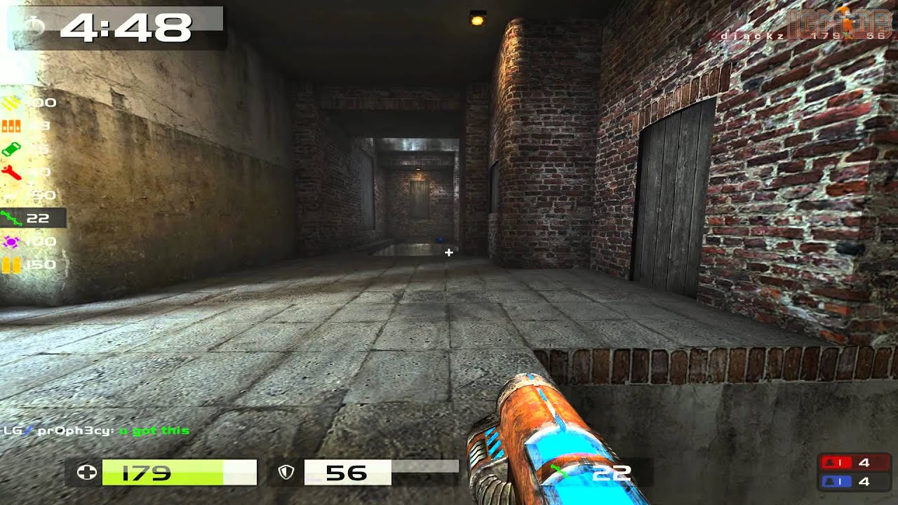 Quake Live: LG/ VS [ac] AsylumPCW 3vs3 - YouTube