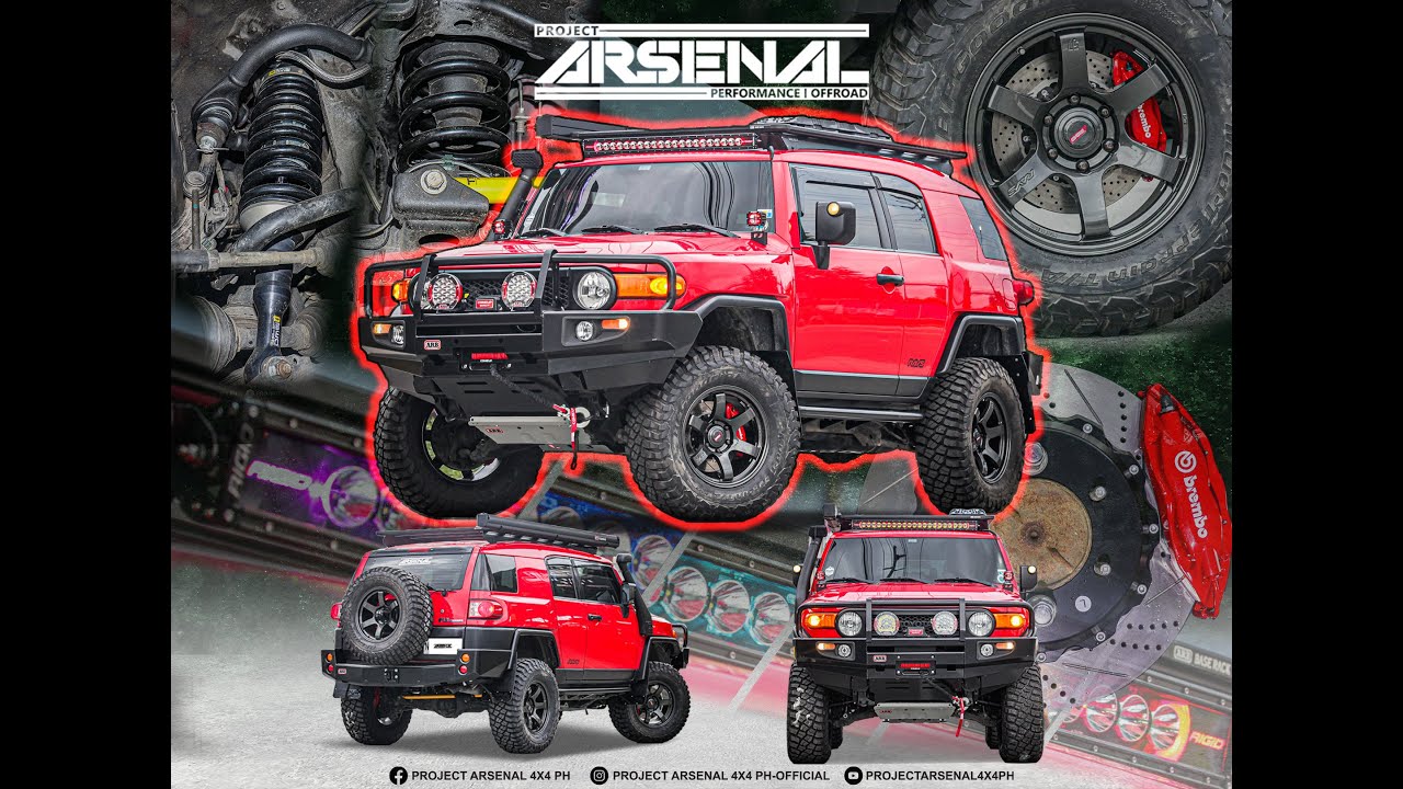 FJ Cruiser build in full motion. Watch out! - YouTube