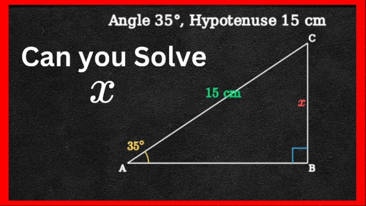 Find the Missing Side Using SOHCAHTOA | Trigonometry - YouTube
