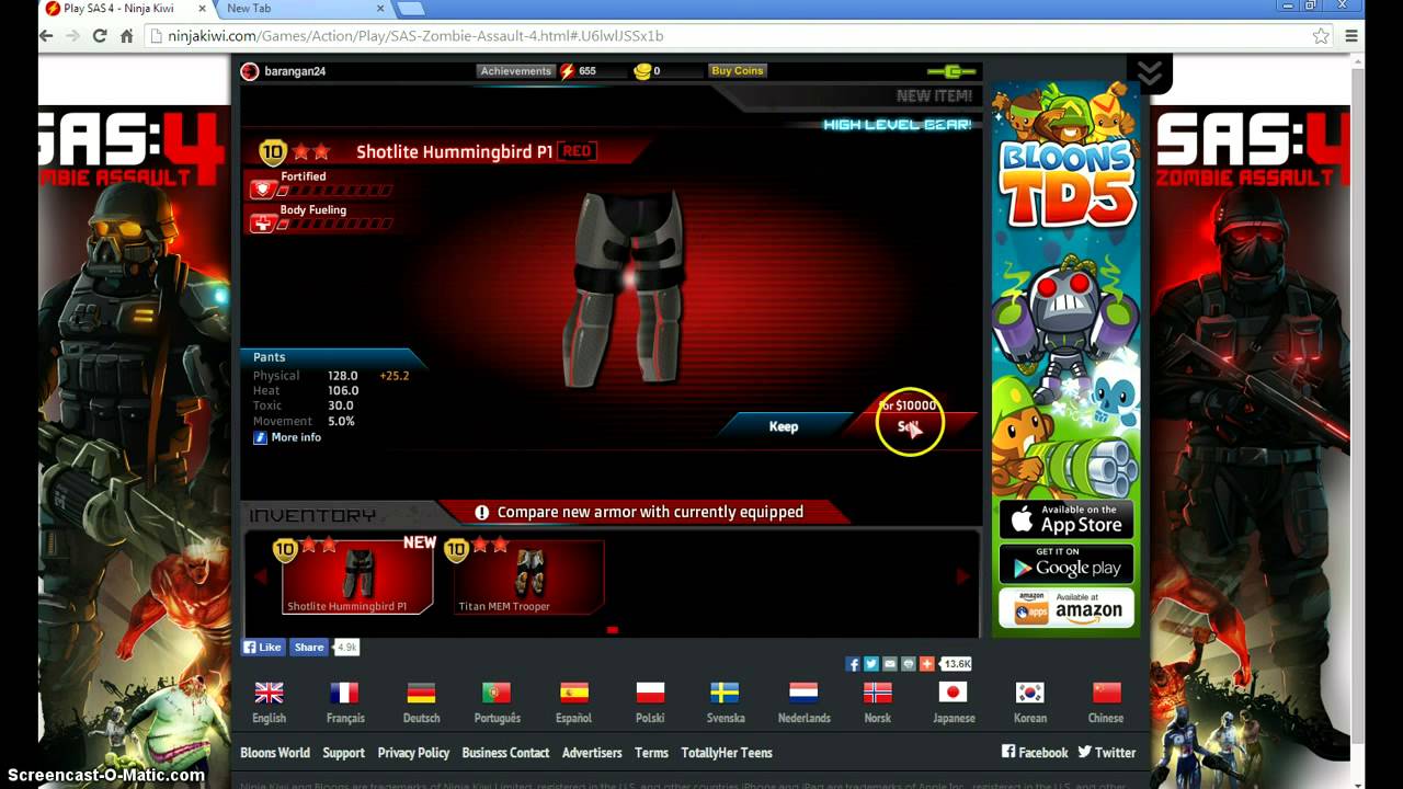 Sas 4 - Guns & Gear [Rank 100] - YouTube