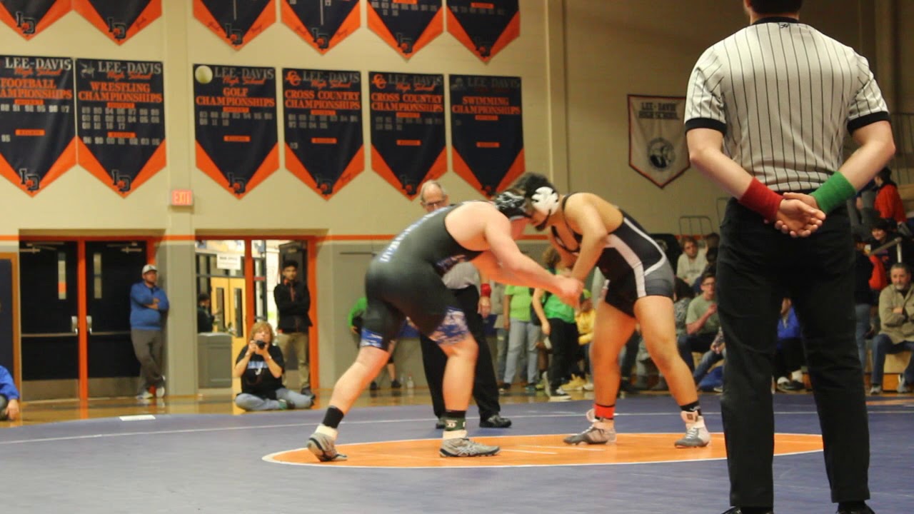 VA CLass 5 Regional Finals 220lbs Robert Adelstein vs Carlos Esquivel ...