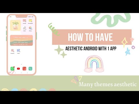 how to make Android phone aesthetic 🤳 with 1 app