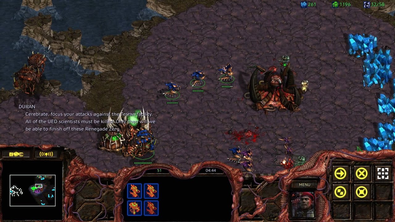 The UED unleashes its pet Zerg on Tarsonis - YouTube