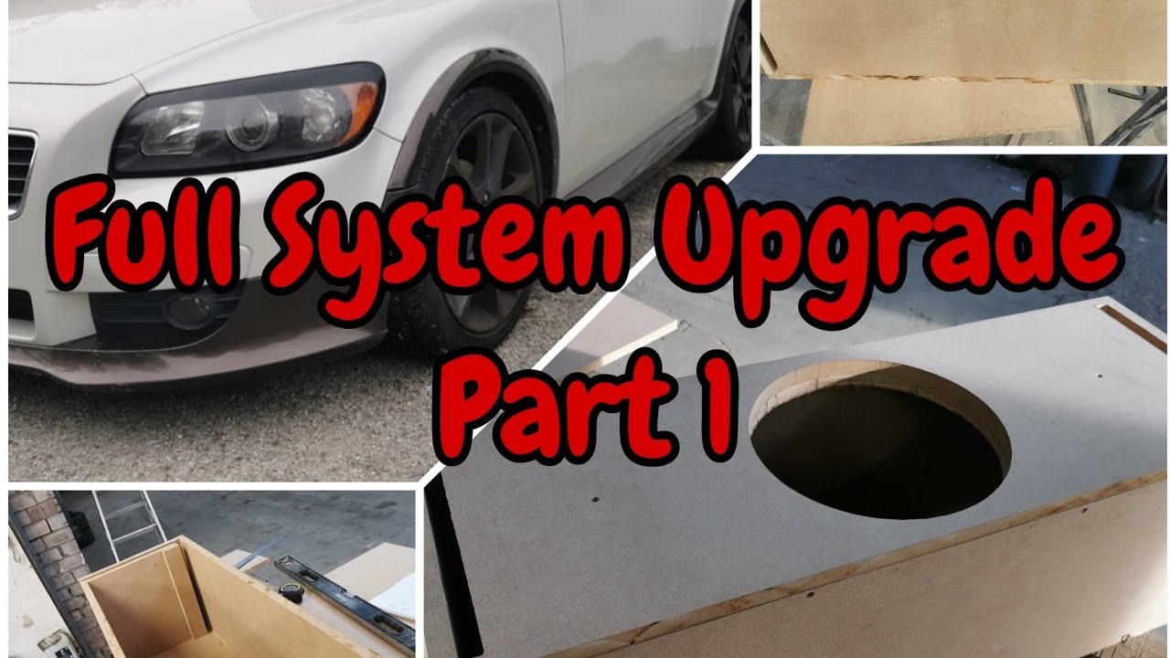 Volvo C30 2007 Full Custom Sound System Upgrade. Custom 12 inch Ported ...