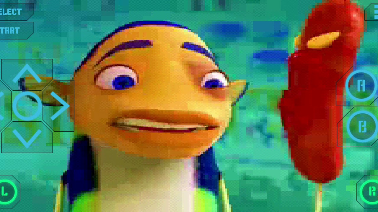 shark tale gba video seahorse race - YouTube