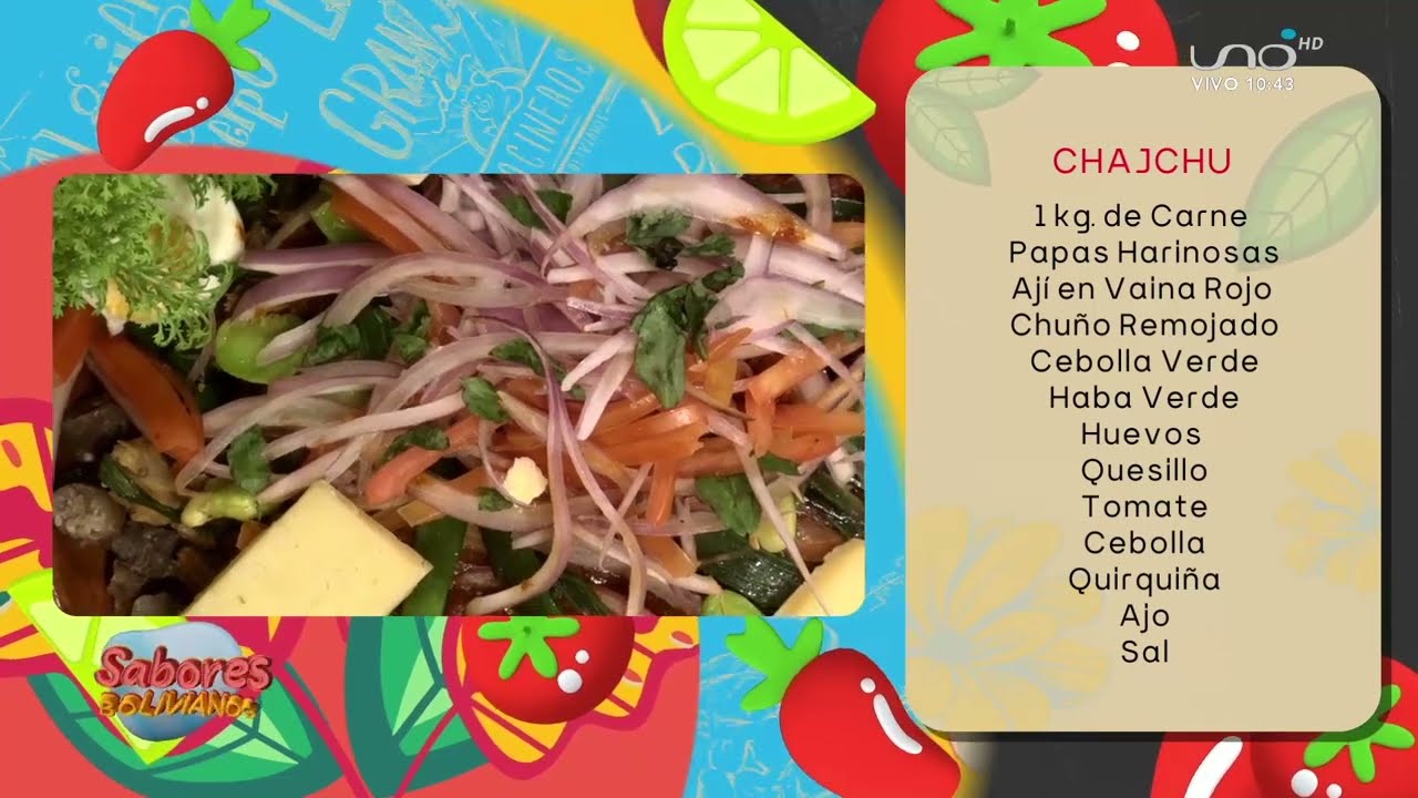 ¡Esta es la receta! Chajchu Cochabambino - YouTube