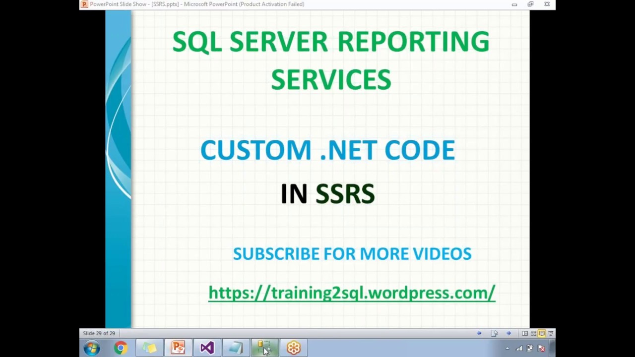 21 CUSTOM NET CODE IN SSRS SSRS With Net YouTube 21 CUSTOM NET CODE IN SSRS SSRS With Net YouTube