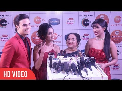 Mugdha Chaphekar, Krishna Kaul & Naina Singh at Zee Rishtey Awards 2019 | Red Carpet