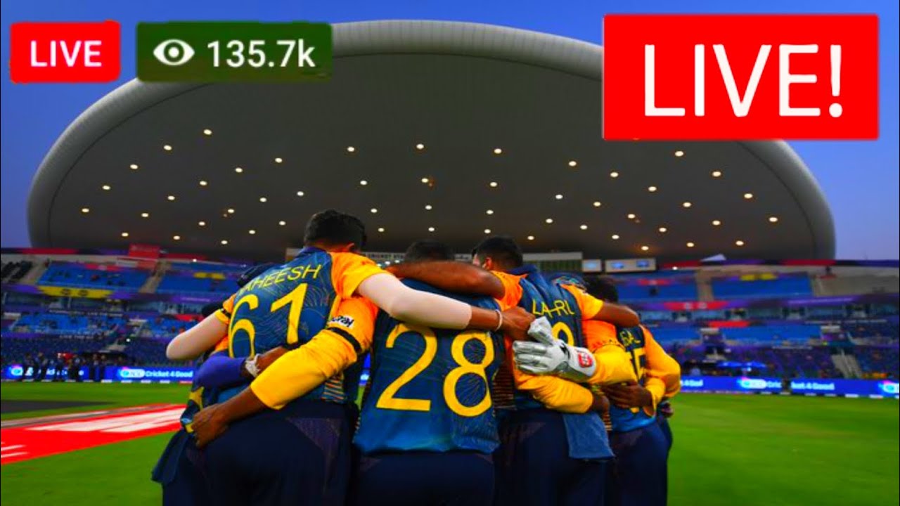 Live : Sri lanka vs Namibia 1st T20 Match World Cup Live || World Cup ...