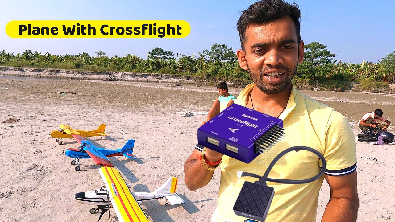 Crossflight Flight Controller in airplane - YouTube