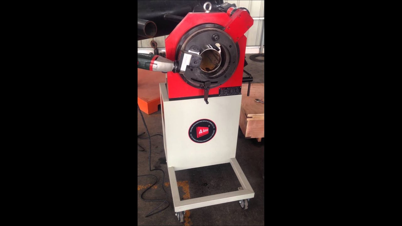OSK Series Numerical Control Orbital Pipe Cutting Machine - YouTube