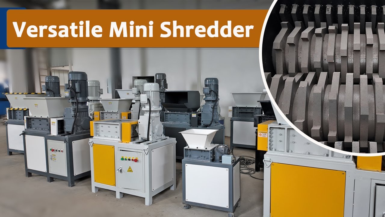 Versatile Mini Shredder – Perfect for Any Material! - YouTube