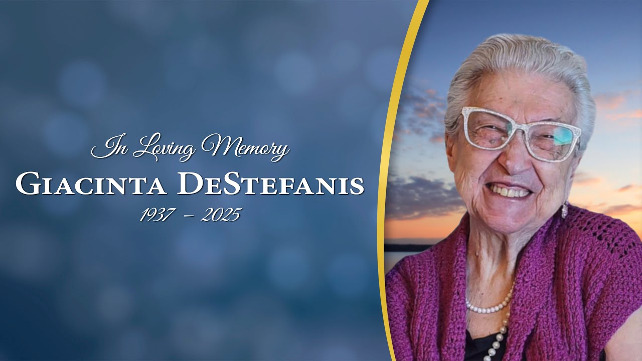 Giacinta De Stefanis Funeral Service - YouTube