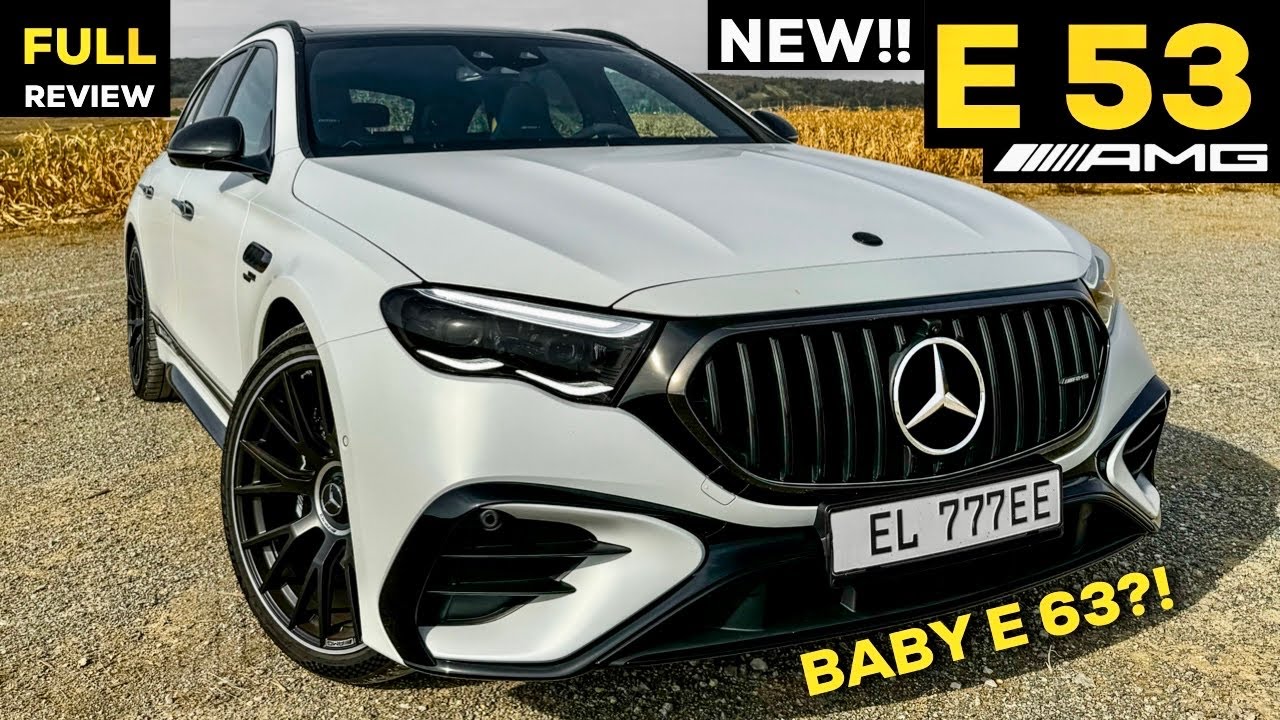 2025 MERCEDES E53 AMG Hybrid NEW BABY E63?! 6 Cylinder 612HP FULL POV Drive In-Depth Review ...