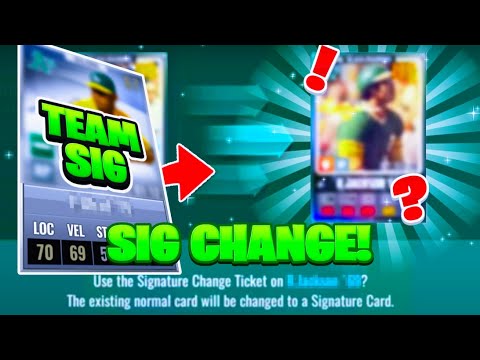 Sig Change Ticket! Did we pull a new team sig? MLB 9 Innings 24 - YouTube
