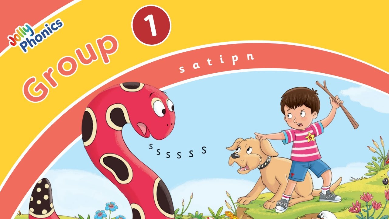 Jolly Phonics Songs Group 1 - Learn Letter Sounds s, a, t, i, p, n for ...
