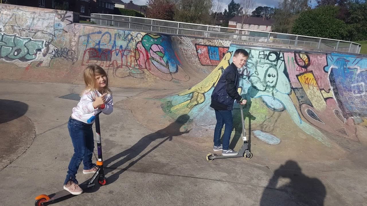 Morning at cookson skate park - YouTube