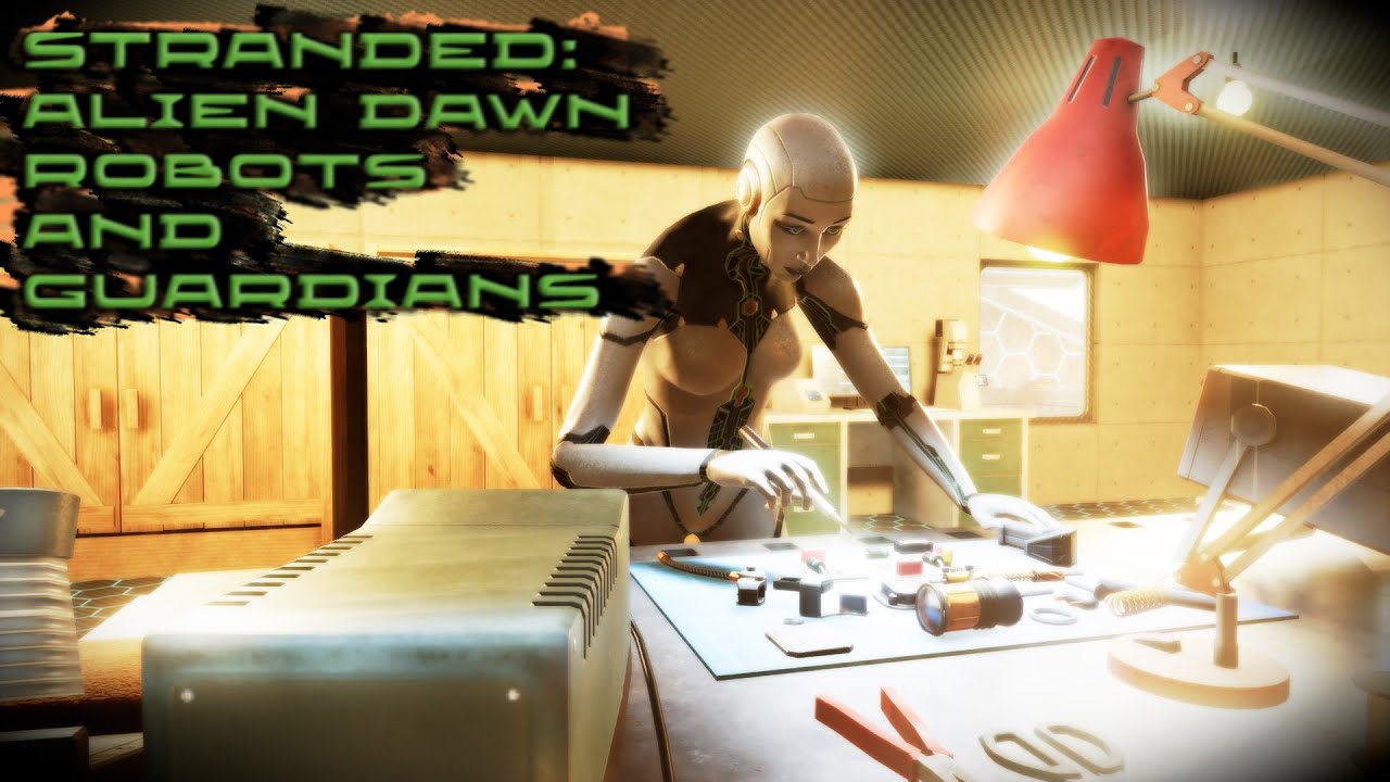 Stranded: Alien dawn. DLC: Robots and Guardians #3 [Очень трудно] - YouTube