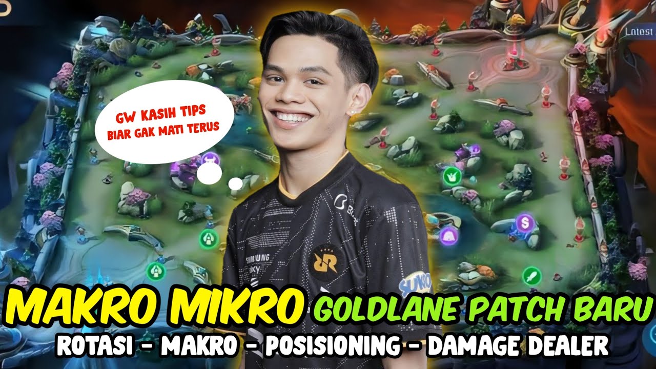 MAKRO GOLDLANE !!! Tutorial Cara Main Goldlane Yang Benar | Rotasi ...