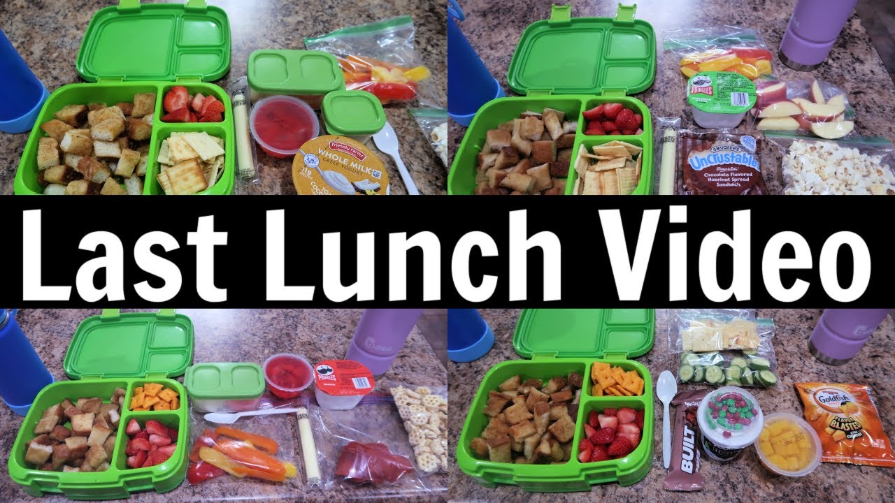 Last Lunch Video For Awhile | What I Packed My Kids for Lunch & What ...