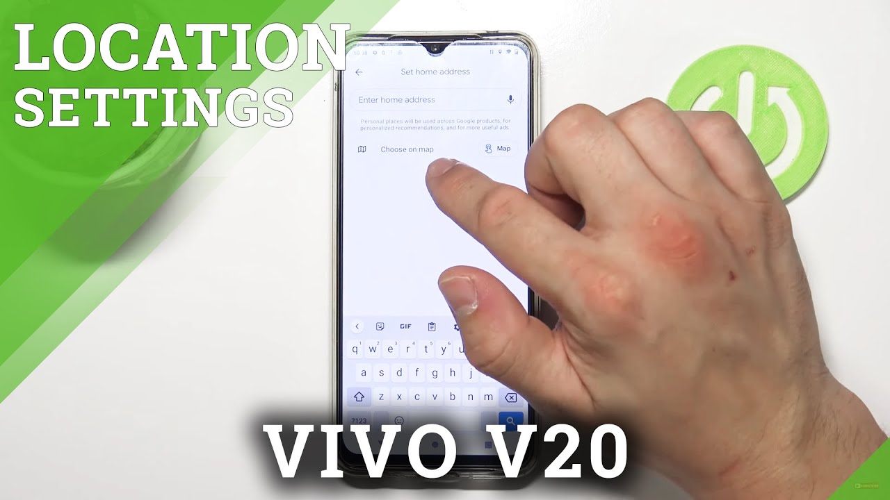 How to Set Home and Work Location on Google Maps in VIVO V20 - YouTube