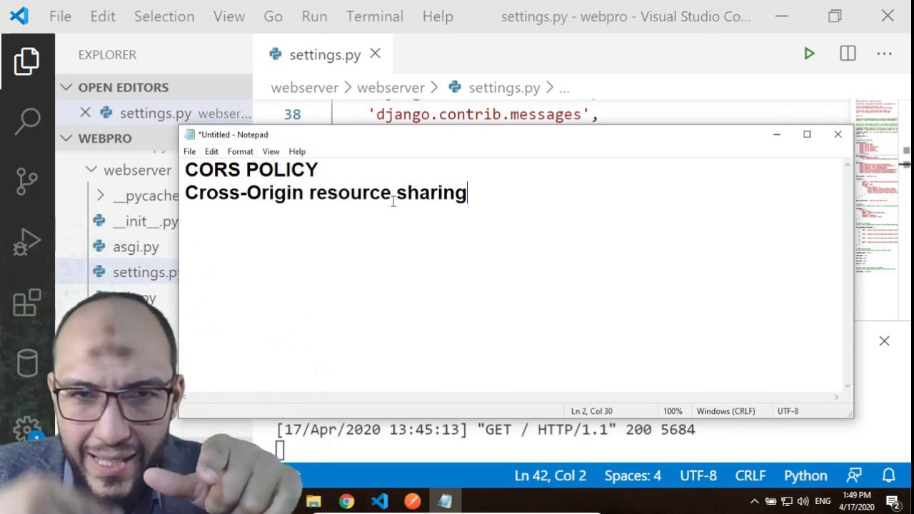 13 Cairo Univ Python Webandroid Mobile Mysql Project Cors Policy Corsheaders Cors Origin