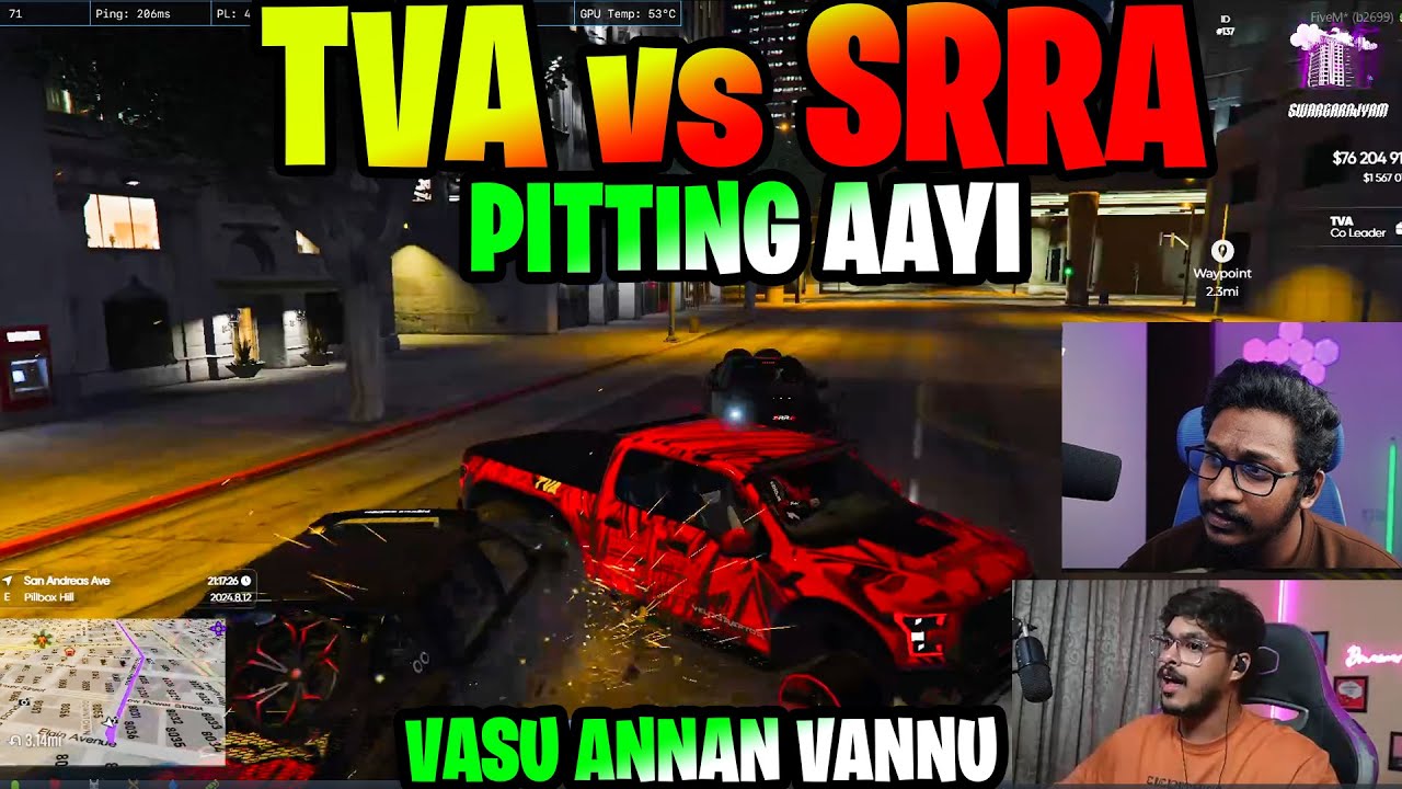 Srra vs TvA വള്ളി ആയപ്പോൾ 🥵 വാസു അണ്ണൻ വന്നു 🥶 ചന്ദ്രന്റെ വണ്ടി Full Pitting 💀 War Loading ...