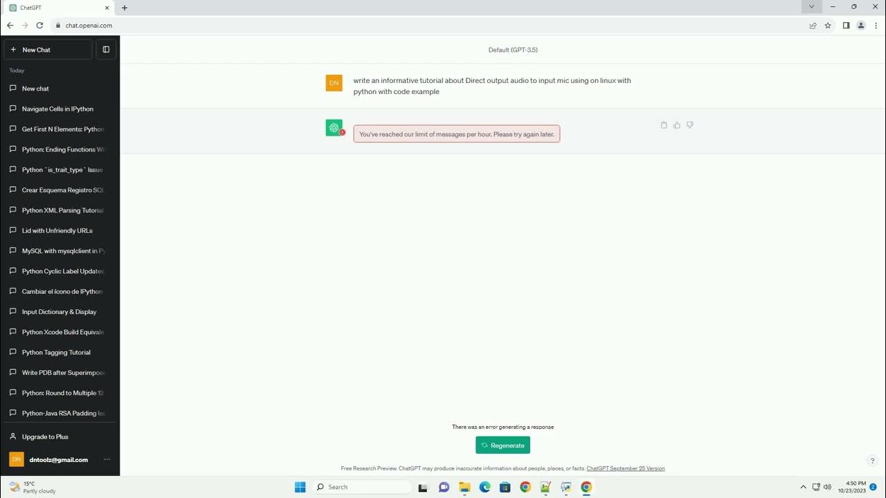 Direct output audio to input mic using on linux with python - YouTube