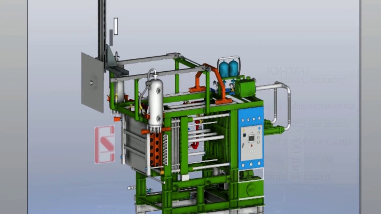 Shape Molding Machine with de-loading mechanism simulation (AV series ...