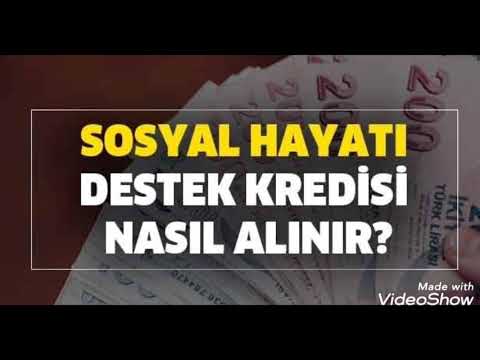 Sosyal hayatı destek kredisi nasıl alınır... Vakıf bank- halk bank- Ziraat Bankası kredi onay